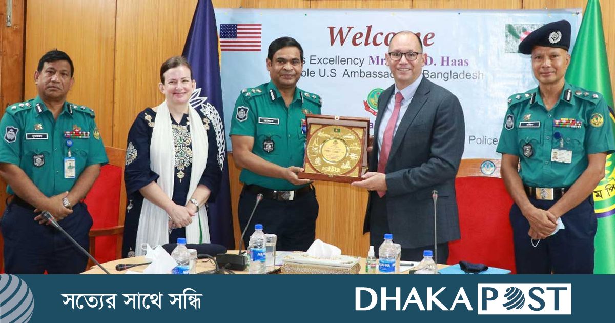 আরএমপির কার্যক্রম পরিদর্শনে মার্কিন রাষ্ট্রদূত