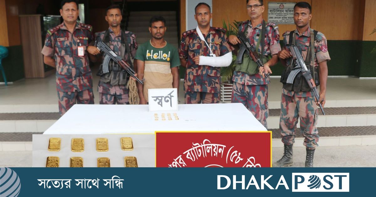 চুয়াডাঙ্গায় ৩ কেজি স্বর্ণ উদ্ধার