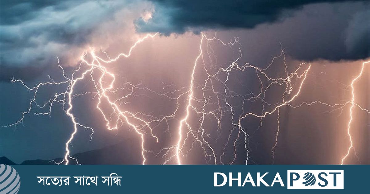 নদীতে মাছ ধরতে গিয়ে বজ্রপাতে প্রাণ গেল শ্বশুর-জামাইয়ের