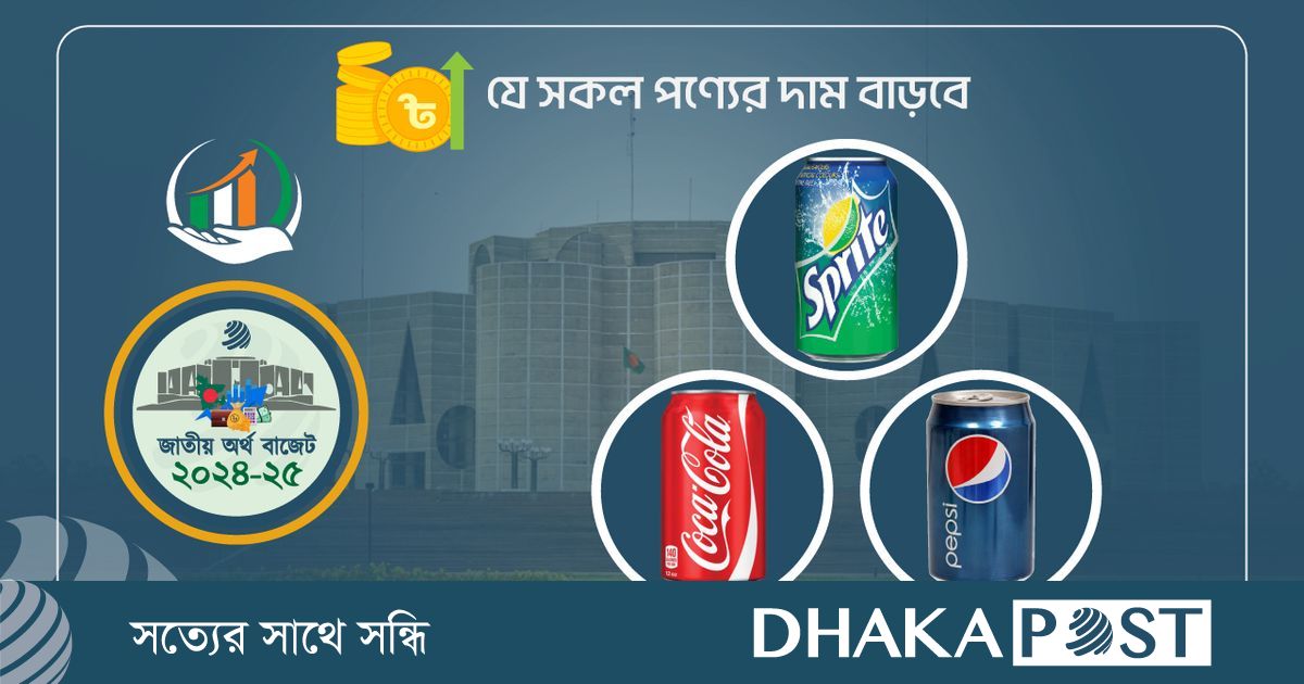দাম বাড়ছে কোক, স্প্রাইট ও পেপসির
