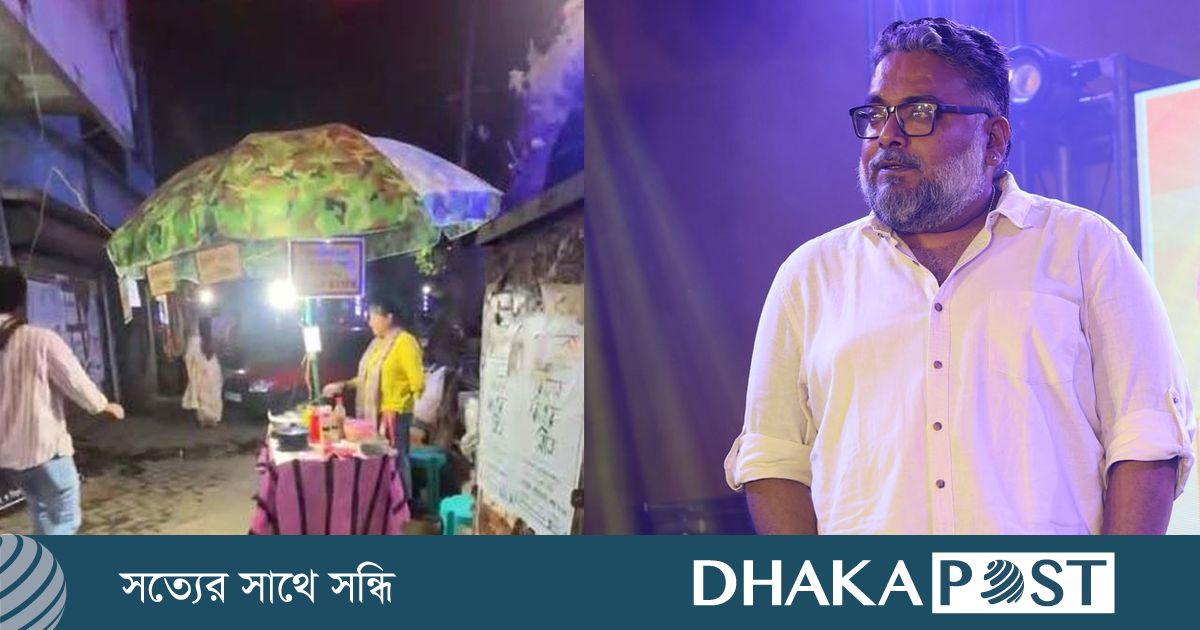 সংসার চালাতে ফুটপাথে খাবারের দোকান দিলেন পরিচালক