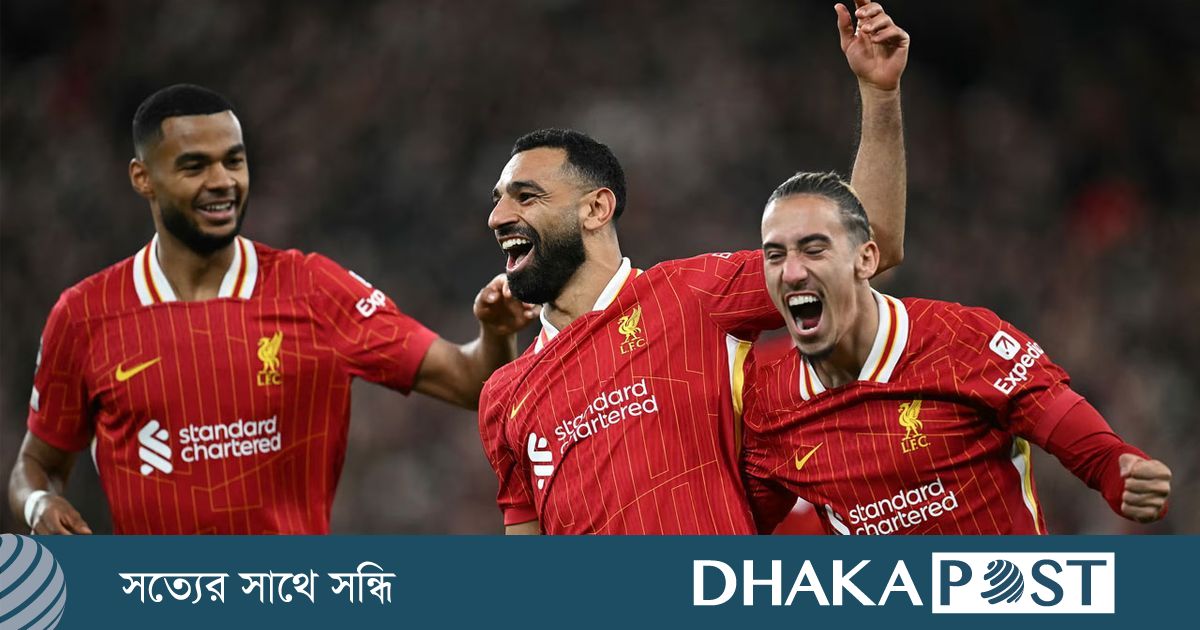 সালাহর রেকর্ড গড়া রাতে লিভারপুলের জয়
