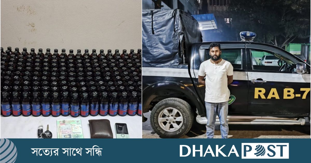 কুমিল্লা থেকে প্রাইভেটকারে ফেনসিডিলের চালান যাচ্ছিল চট্টগ্রাম