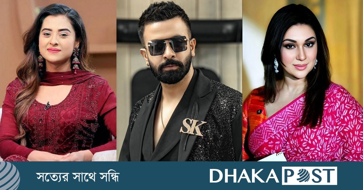 বাবা দিবসে শাকিব খান ও ছেলেদের নিয়ে অপু-বুবলীর পাল্টাপাল্টি পোস্ট