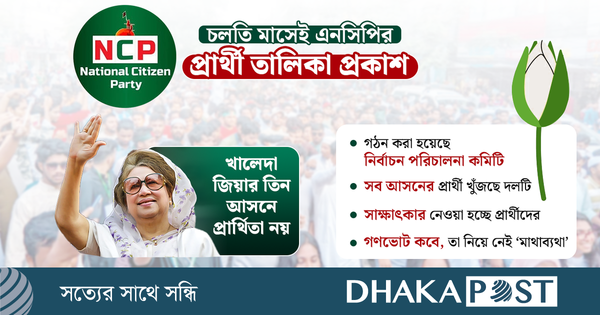 নির্বাচনী ‘প্ল্যাটফর্মে’ কার সঙ্গে যাবে এনসিপি?